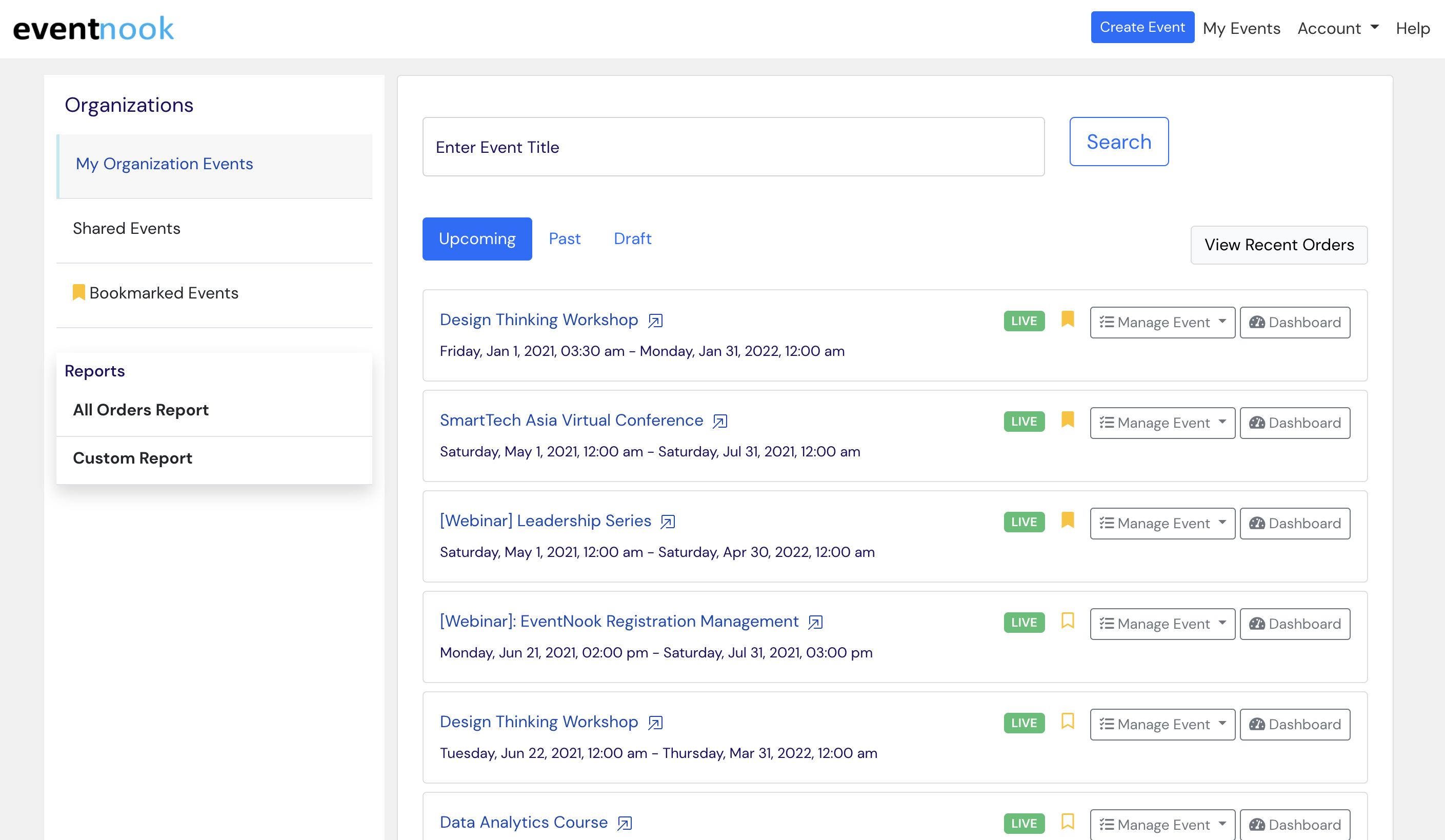 Product Update: Checking my events dashboard easily on a single page ...